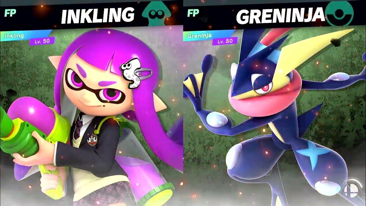 Super Smash Bros Ultimate Amiibo Fights EX Inkling vs Greninja - YouTube