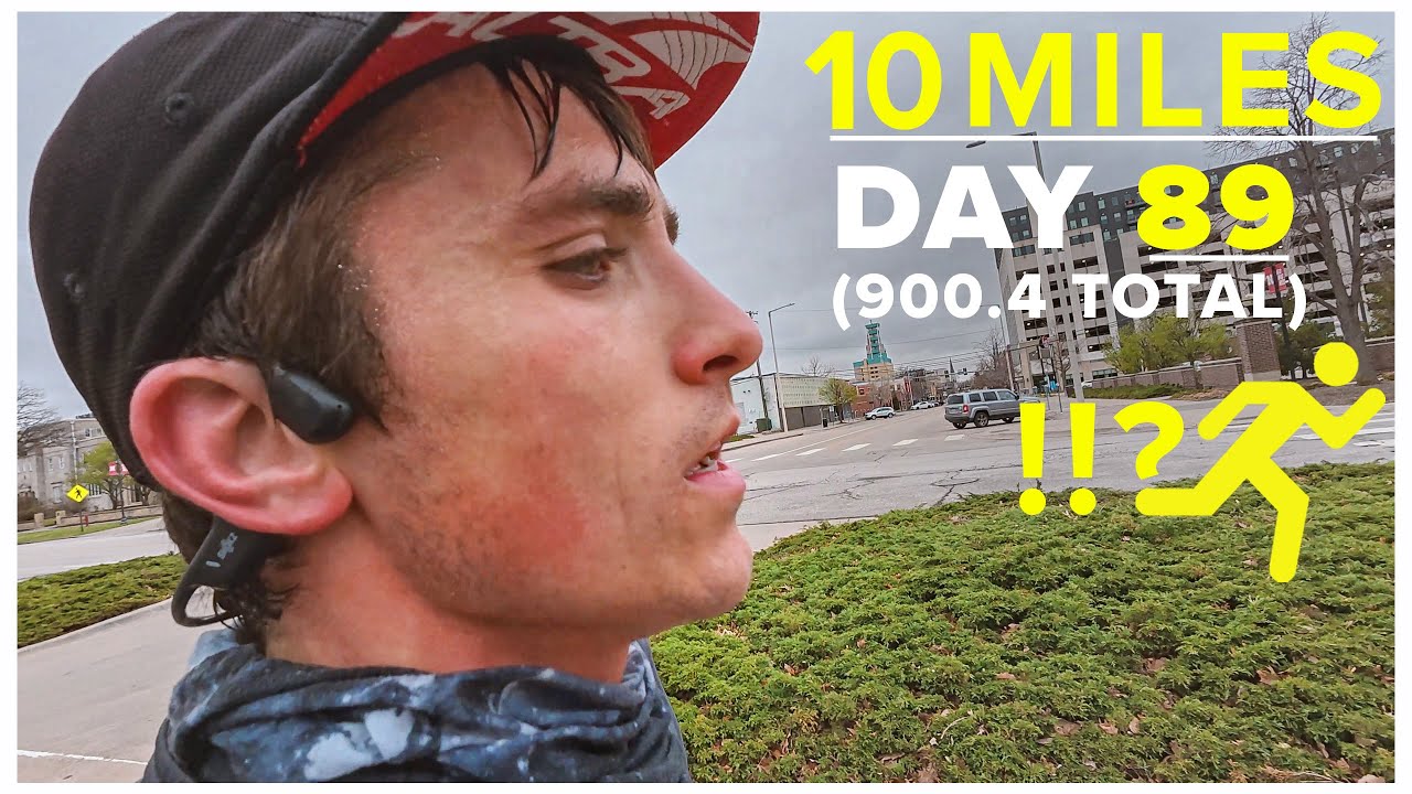 Running 10 Miles a day FOR A YEAR?! DAY 89!! - YouTube