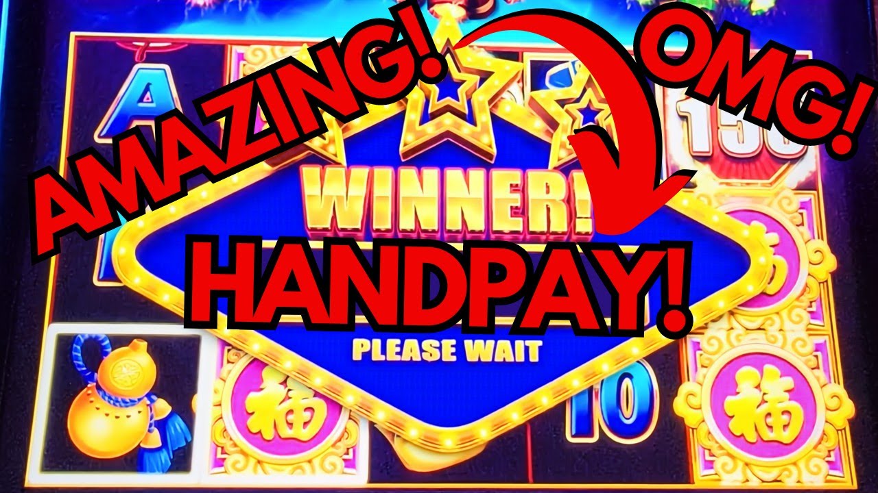 HANDPAY!!! INCREDIBLE HAND PAY on BAO ZHU ZHAO FU SLOT MACHINE + THE ...