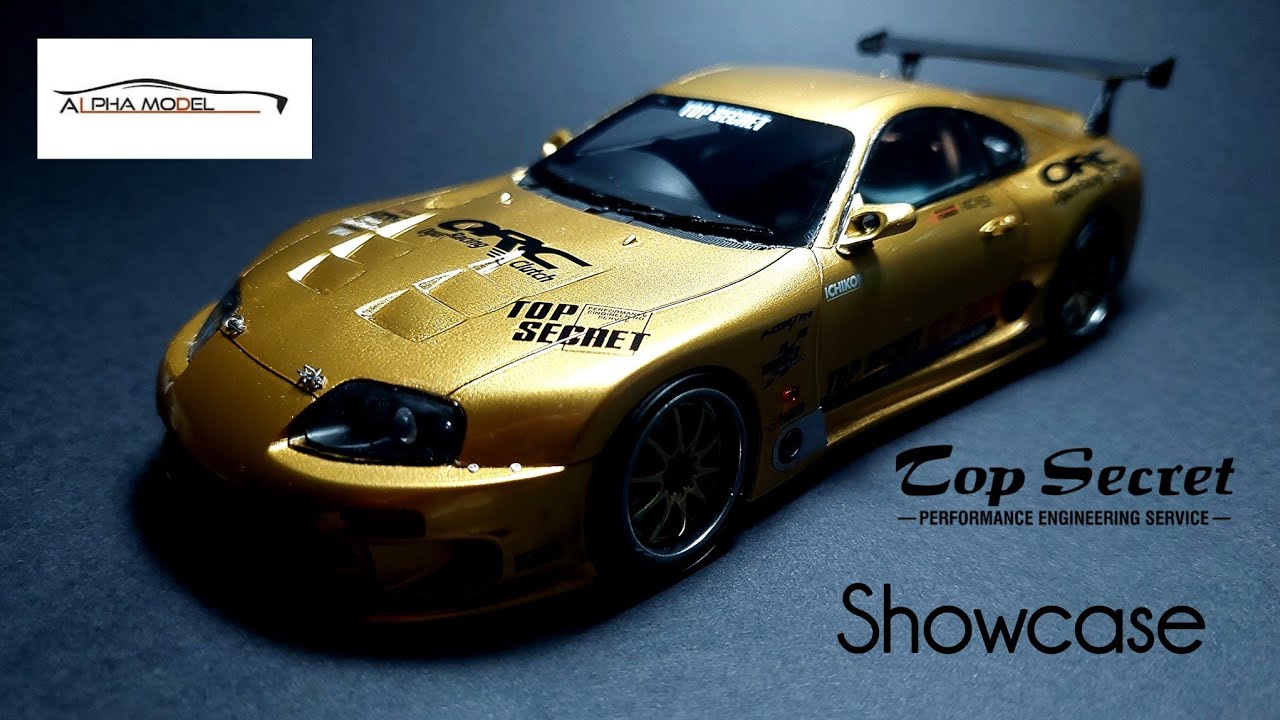 Alpha Model | Toyota Top Secret Supra | 1/24 Resin Scale Model | Hand ...