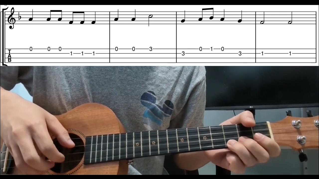 Skip To My Lou - Easy Beginner Ukulele Tabs With Playthrough Tutorial ...