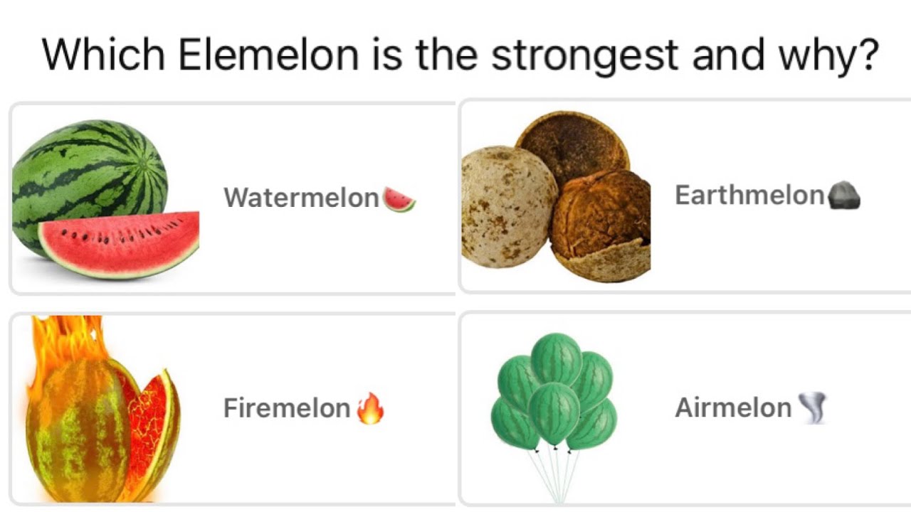Which Elemelon is the strongest and why? - YouTube