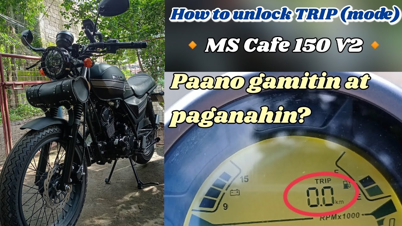 How to unlock (TRIP mode) Motorstar Cafe 150 V2 full tutorial via ...
