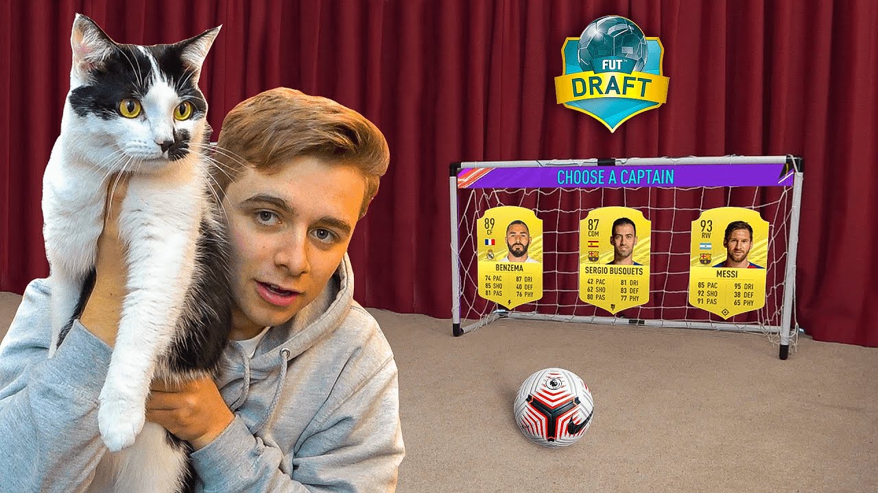 My Cat's Football Skills Pick My Fifa 21 Draft - YouTube