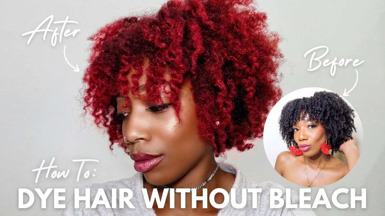 How I Dye My Hair At Home WITHOUT BLEACH ⭐️ How to Dye Hair Red ...