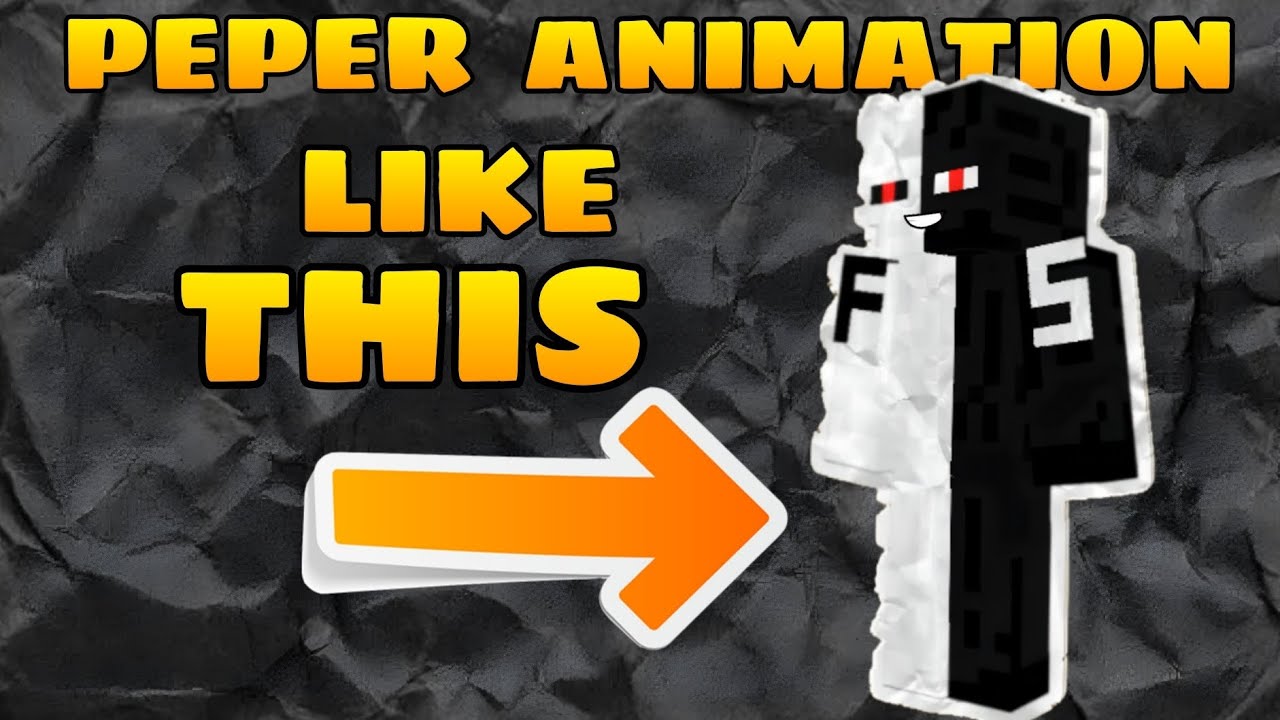How To Make Peper PNG And Peper Animation Like This #minecraft # ...