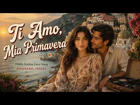 Positano'da Güzel Gün Batımı Anıları ❤️ Ti Amo, Mia Primavera – 1960'lardan kalma Vintage İtalyan Aş