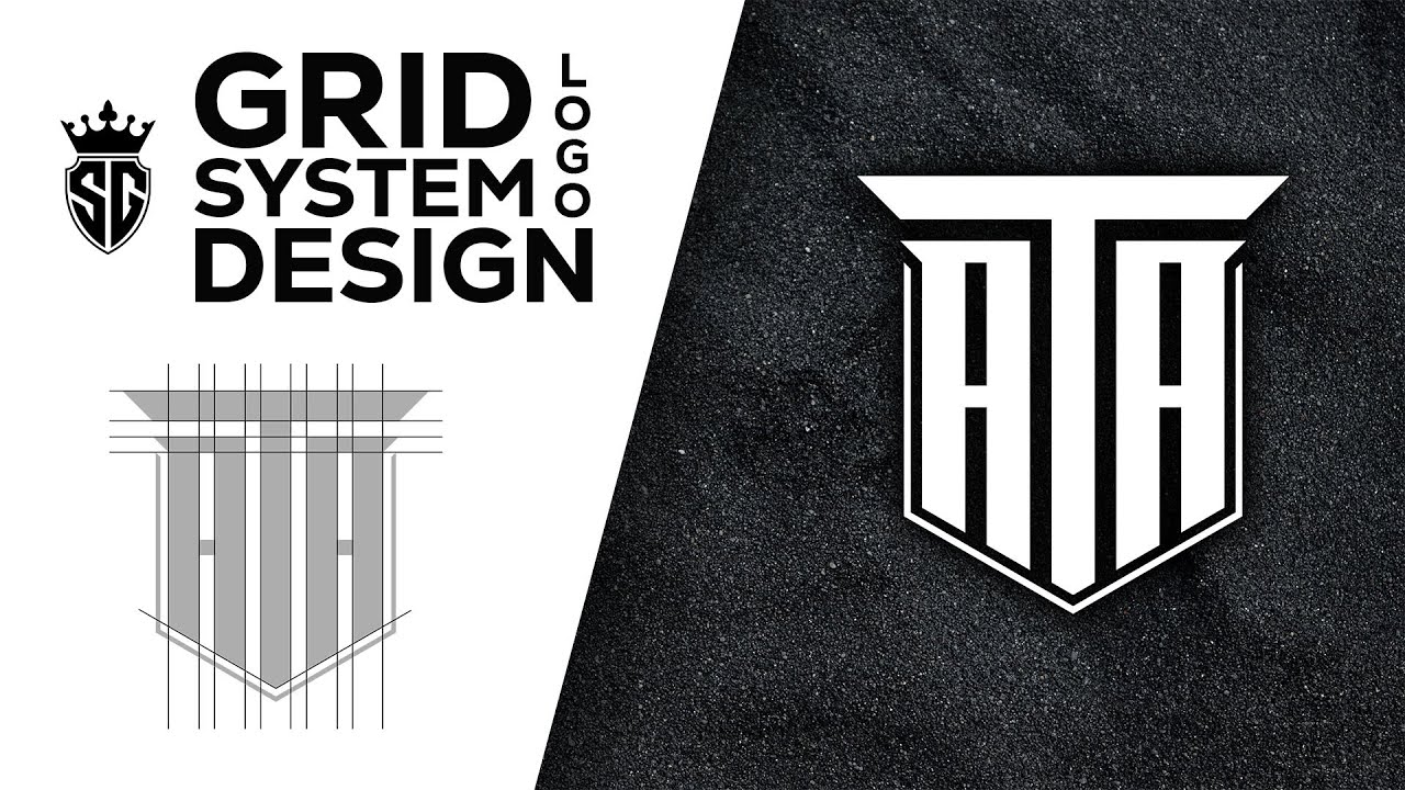 Master Grid System Logo Design in Illustrator | Step-by-Step Tutorial ...