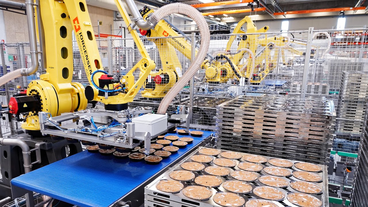 Packaging handling system for food products - YouTube