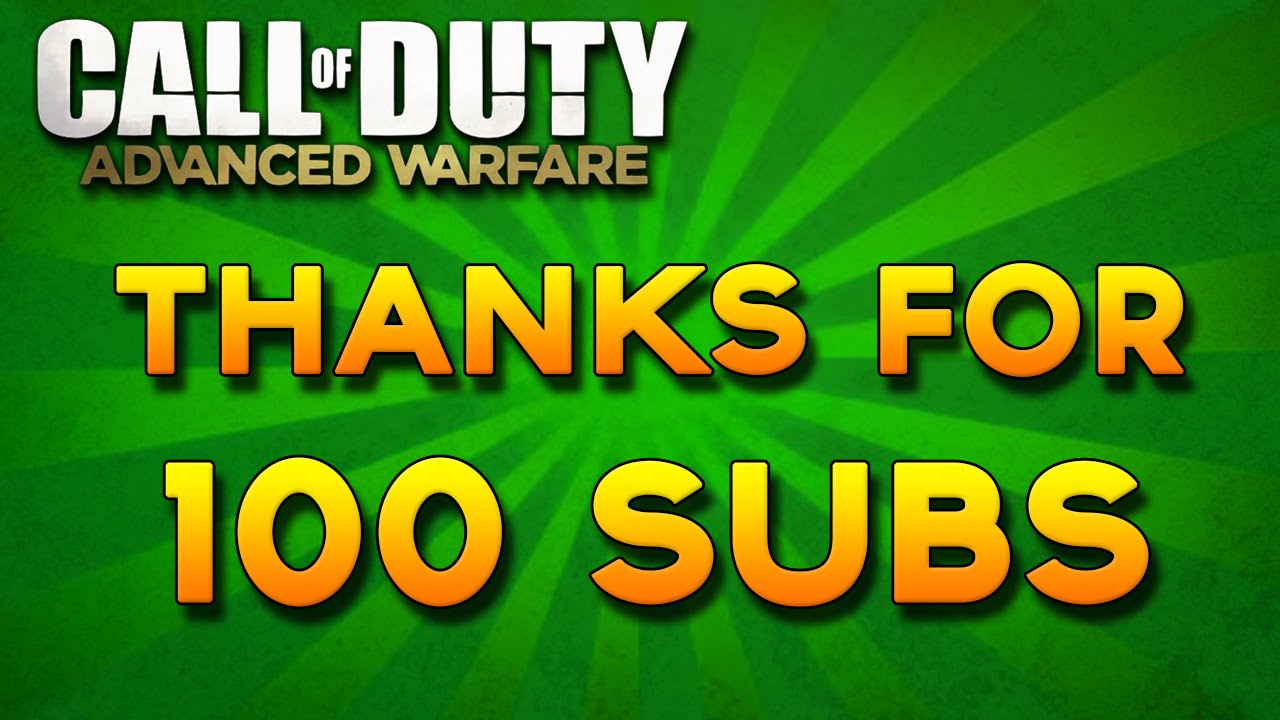 Thank you for 100 subscribers - 100 SUBS THANKS - YouTube