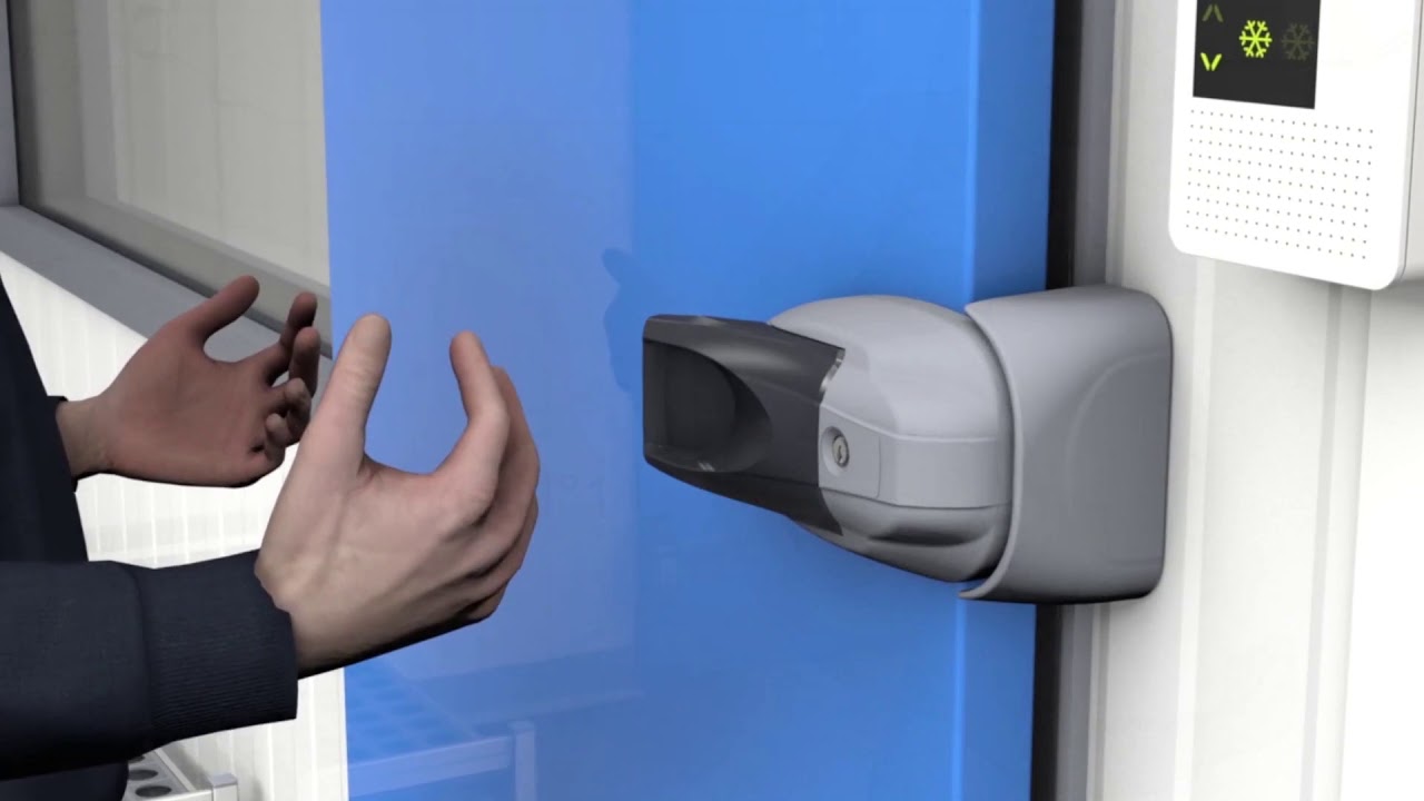 Fermeture automatique Fermod 527-528 - Opération mains libres - YouTube