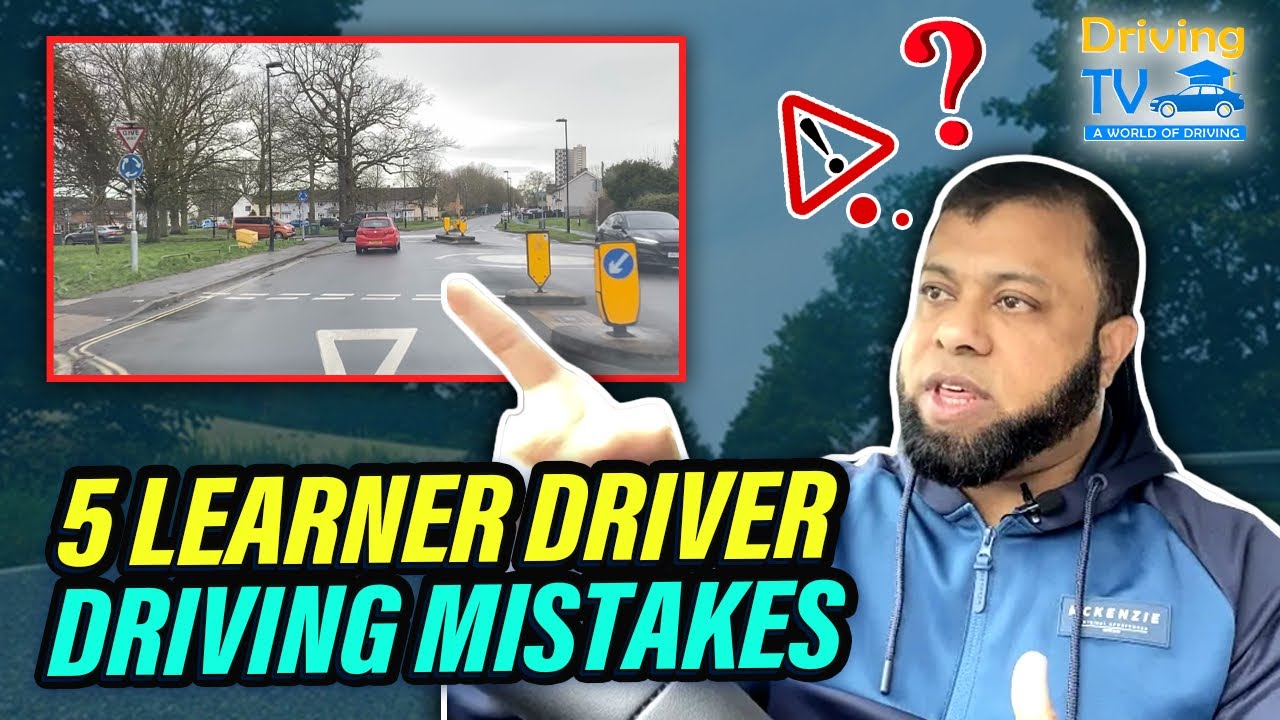 5 LEARNER DRIVER DRIVING MISTAKES: Driving Test Fail Reasons! - YouTube
