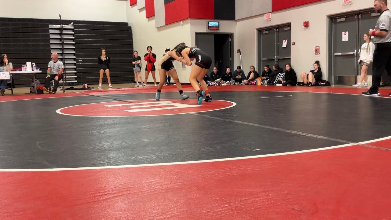 Ingrid Cabrera (win) vs Cottonwood Falls-Chase County - YouTube