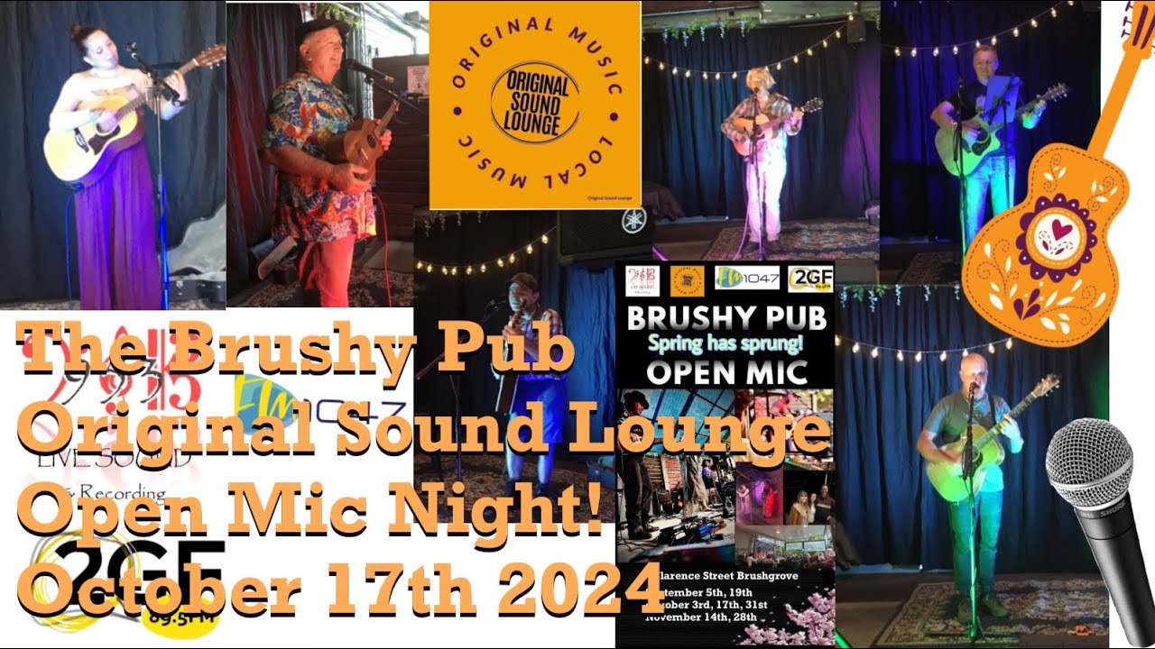OSL/Brushy Pub Open Mic Night October 17th 2024. Part 1 - YouTube