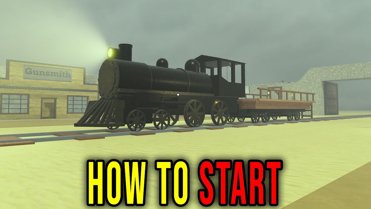 HOW TO START THE GAME / THE TRAIN, GET COAL AND WEAPONS [DEAD RAILS ...