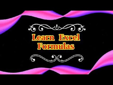 Become An Excel Formula Pro (Urdu) | Learn Excel Formula | Excel ...