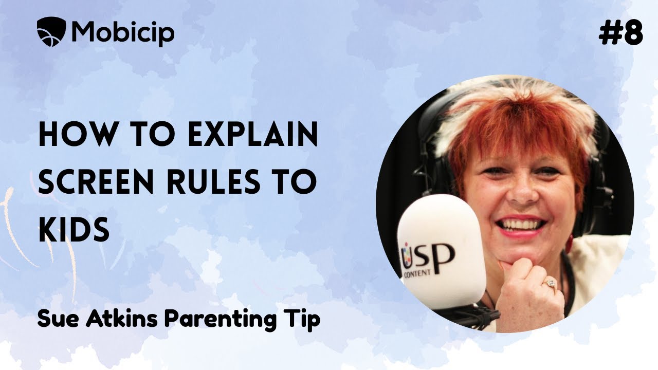 How to Explain Screen Rules To Kids: Sue Atkins Parenting Tip #8 - YouTube