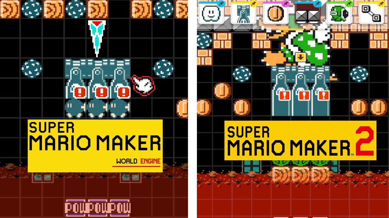 Recreación de mi nivel de SMMWE en SMM2 😱 | Super Mario Maker World ...