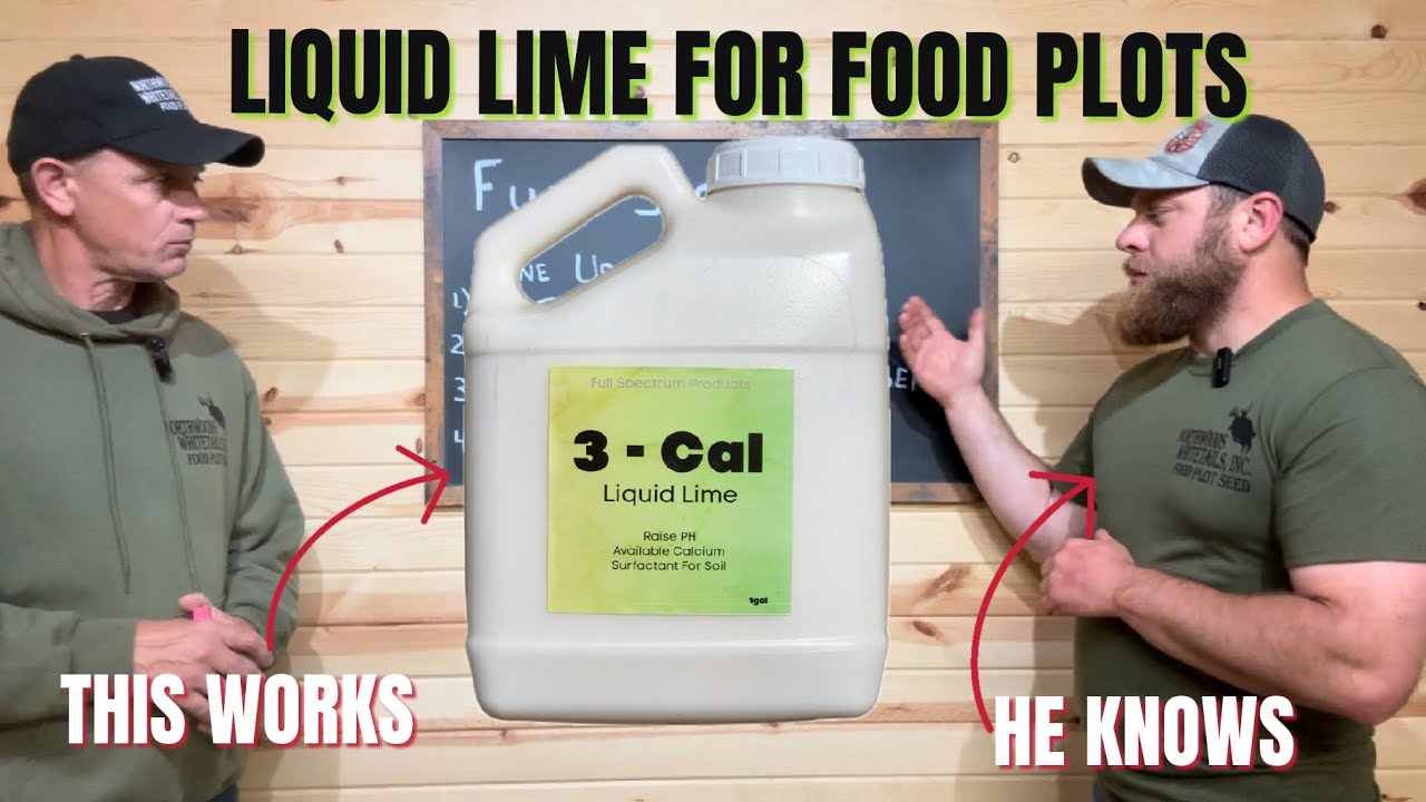 NEW LIQUID LIME FOR FOOD PLOTS - YouTube