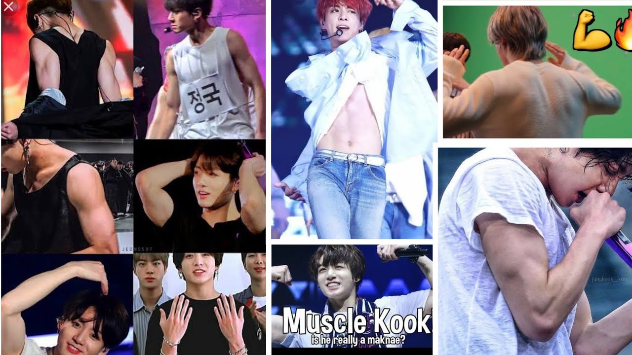 JK Being The Muscle Bunny 💪 || kookie ||😍 - YouTube