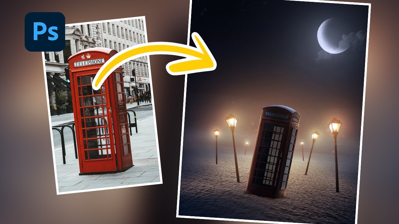 The Phone Booth Scene Photo Manipulation Speed Art | Photoshop Tutorial ...