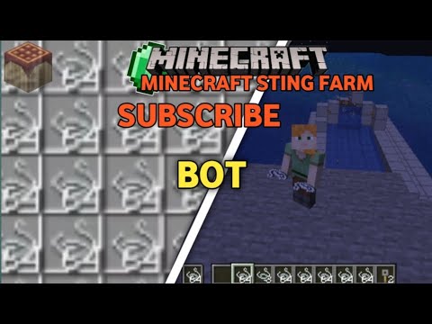 minecraft sting farm🙏 - YouTube