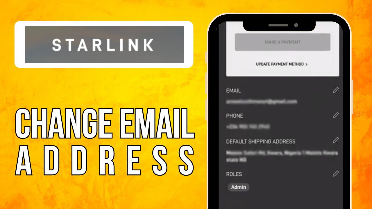 How To Change Starlink Email Address (2025) Quick and Easy - YouTube