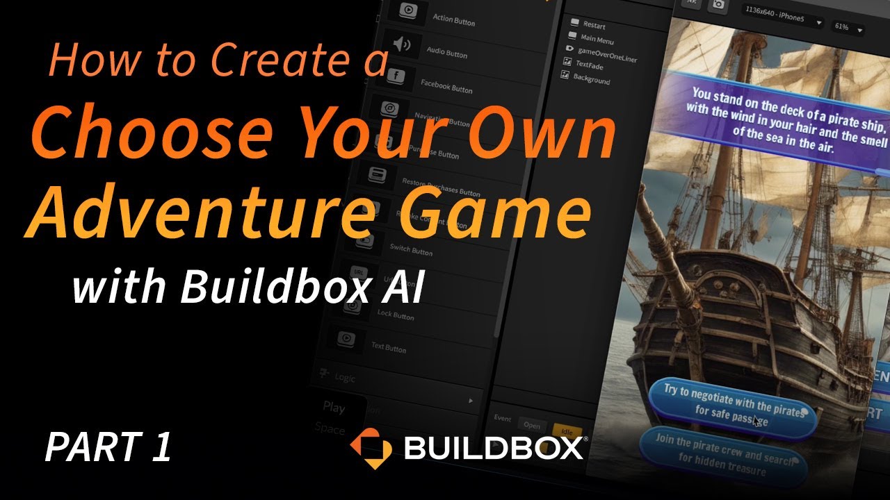 How To Make Your Own Choose Your Own Adventure Mobile Game Part 1 Buildbox Ai Nocode