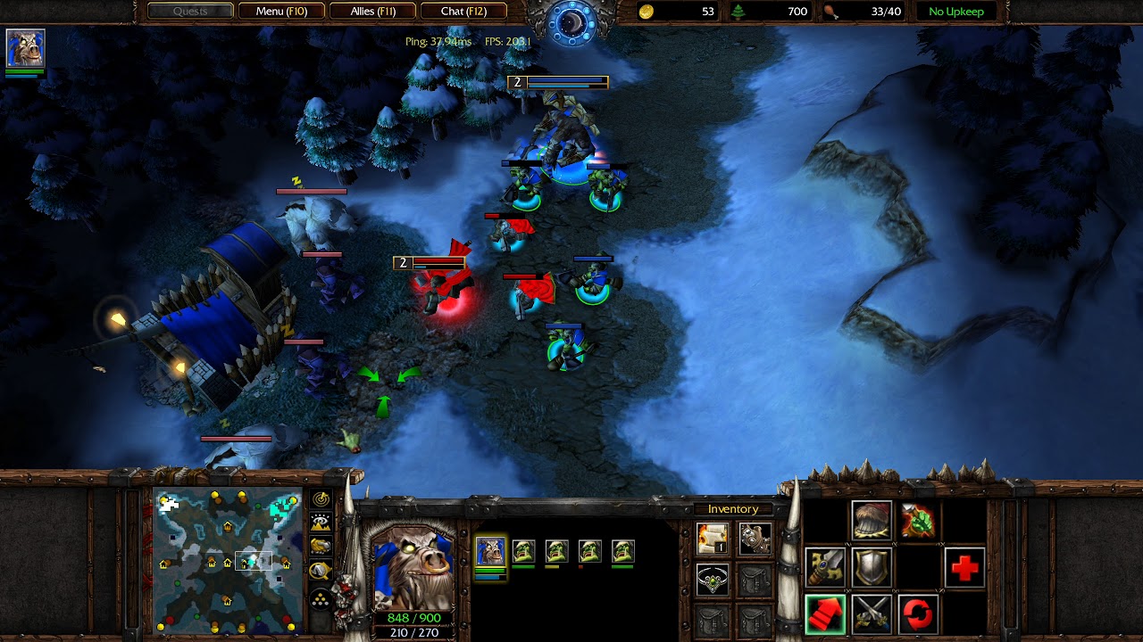 WC3 - Champions Ladder - [Orc] Peonsson / [Hu] Limpis VS. MagicGnome ...