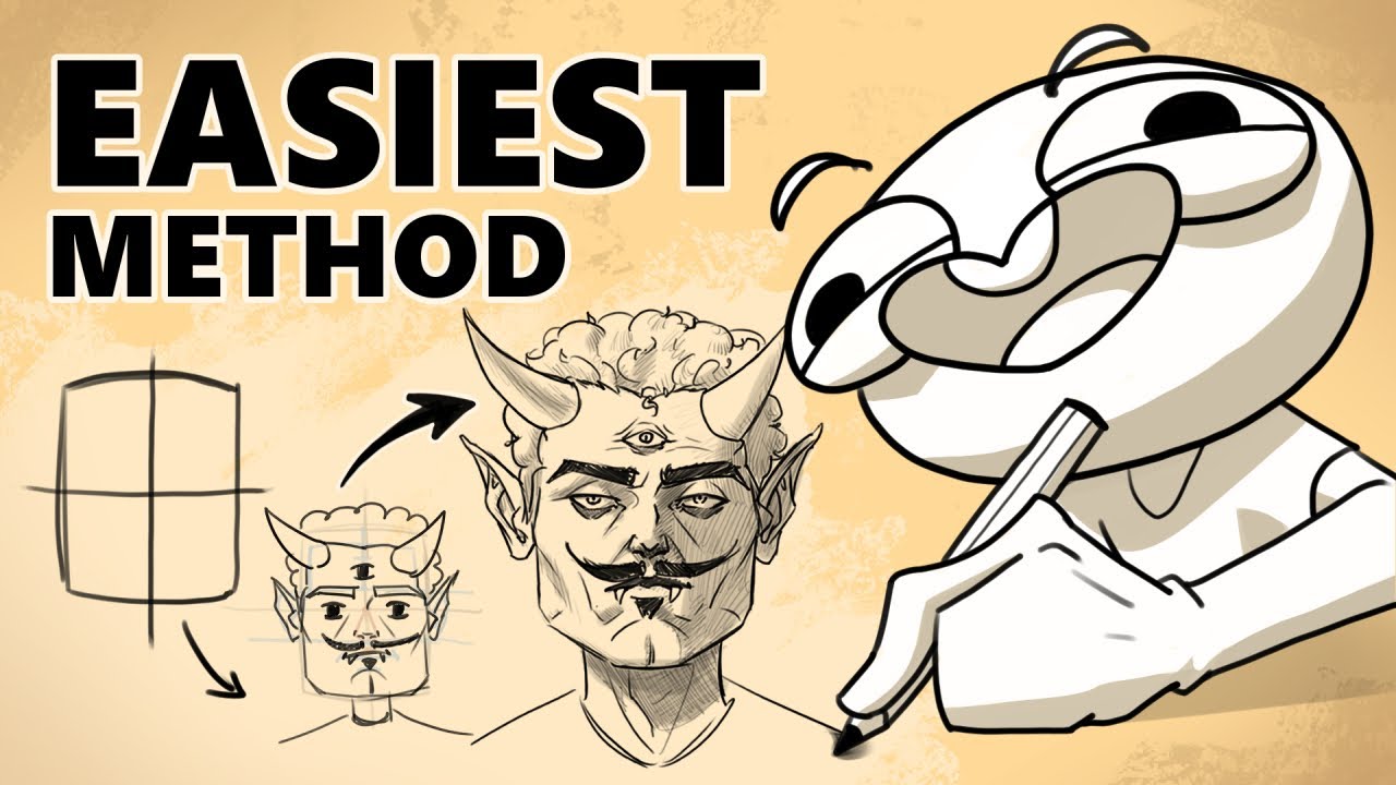 Draw Faces Easily: Character Design for Beginners (Step-by-Step) - YouTube
