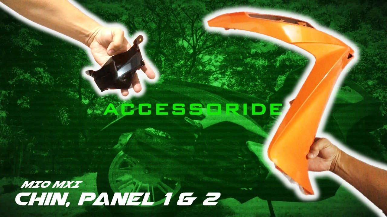 ACCESSORIDE | Mio MXi chin & panel 1 & 2 - YouTube