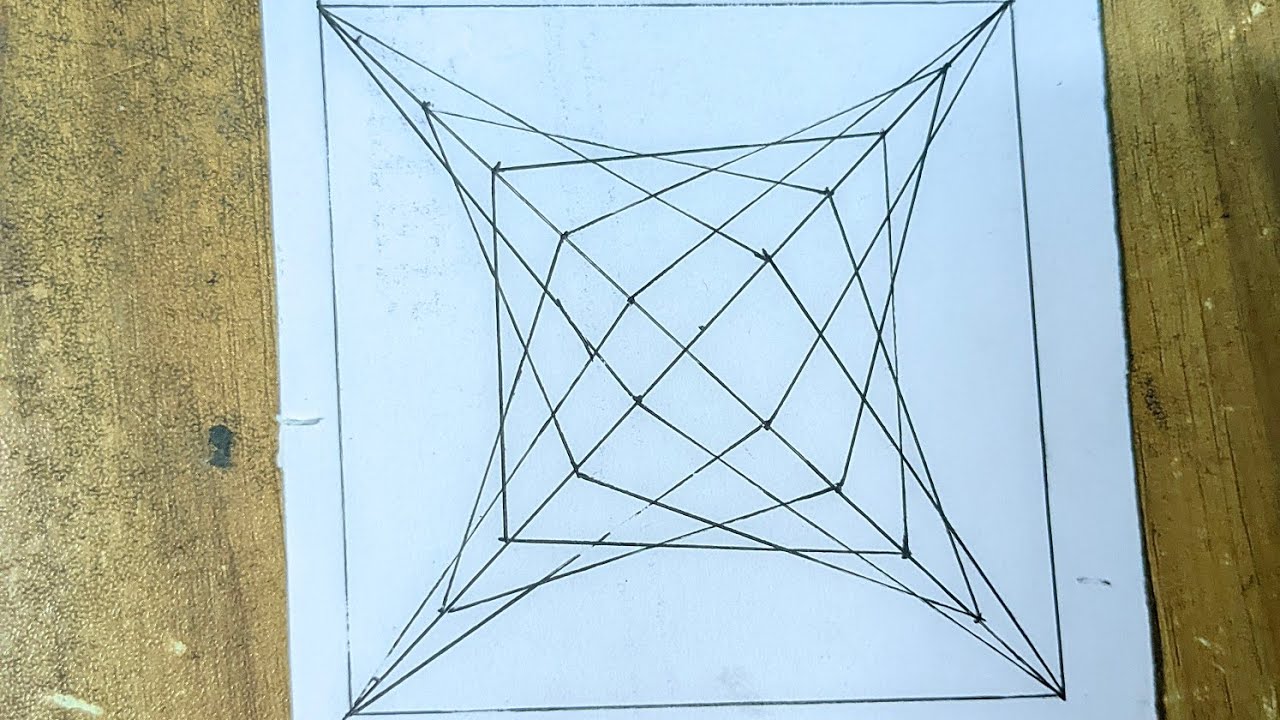 How To Draw a Geometry Design ।। New Geometry Design ।। Easy Geometry ...