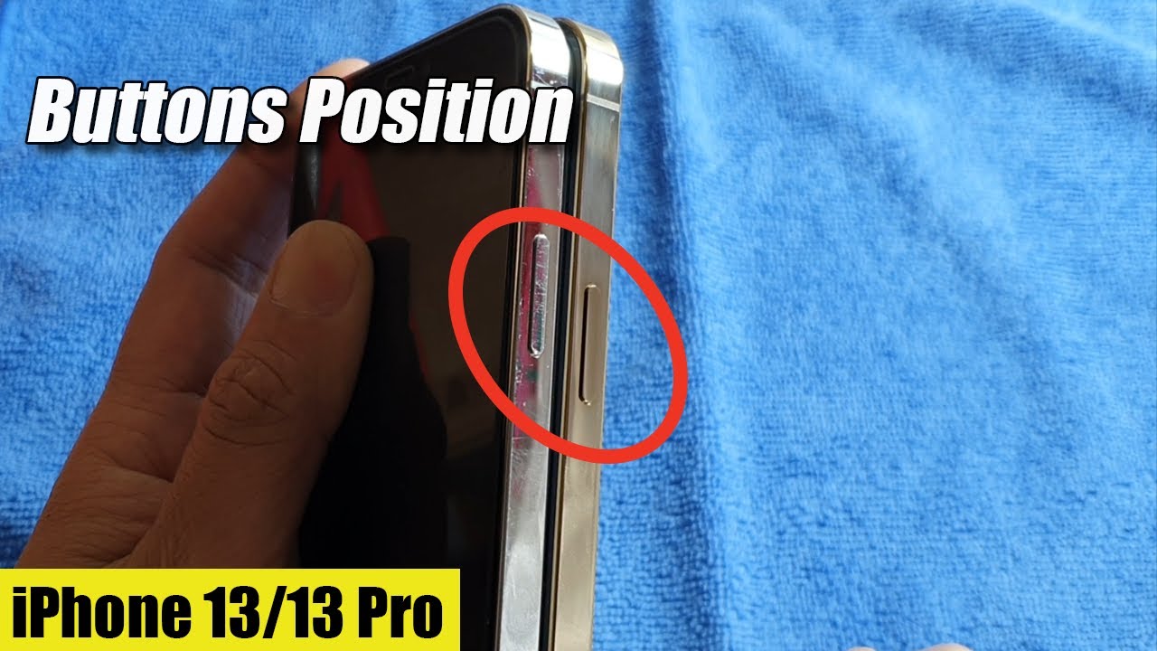 Comparing Button's Position and Size on the iPhone 13 Pro Vs iPhone 12 ...