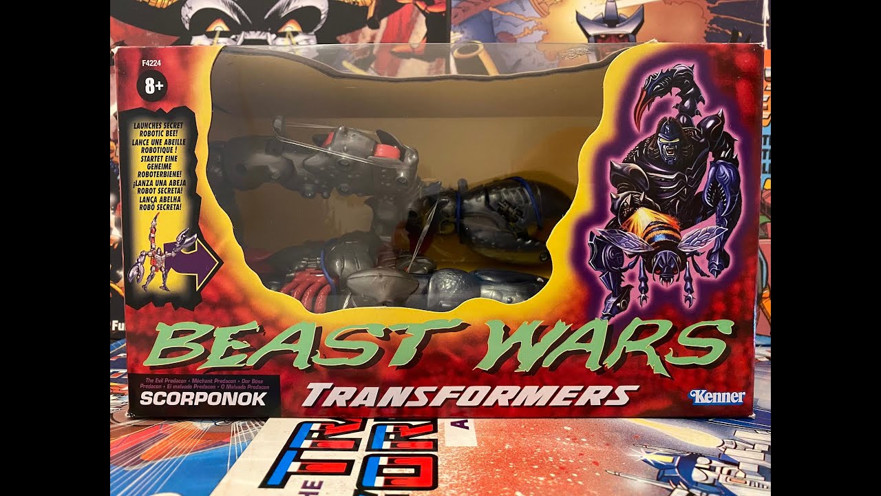 Unboxing Retro Packaging Beast Wars Scorponok | Transformers - YouTube
