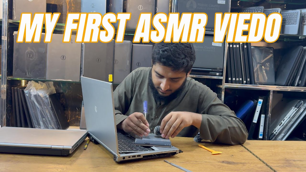 My First ASMR Video | ASMR Relaxing |ASMR Laptop | Relaxing Sounds ...