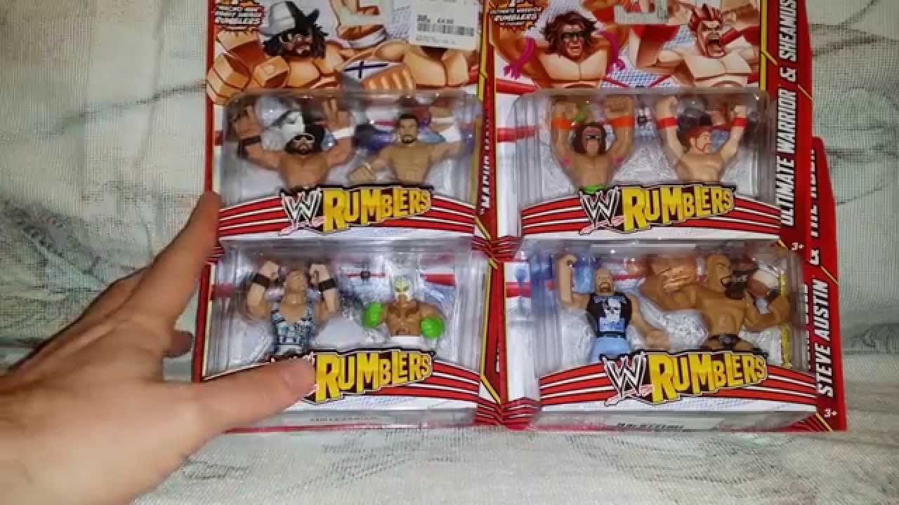 wwe rumblers. the final wave. review. - YouTube