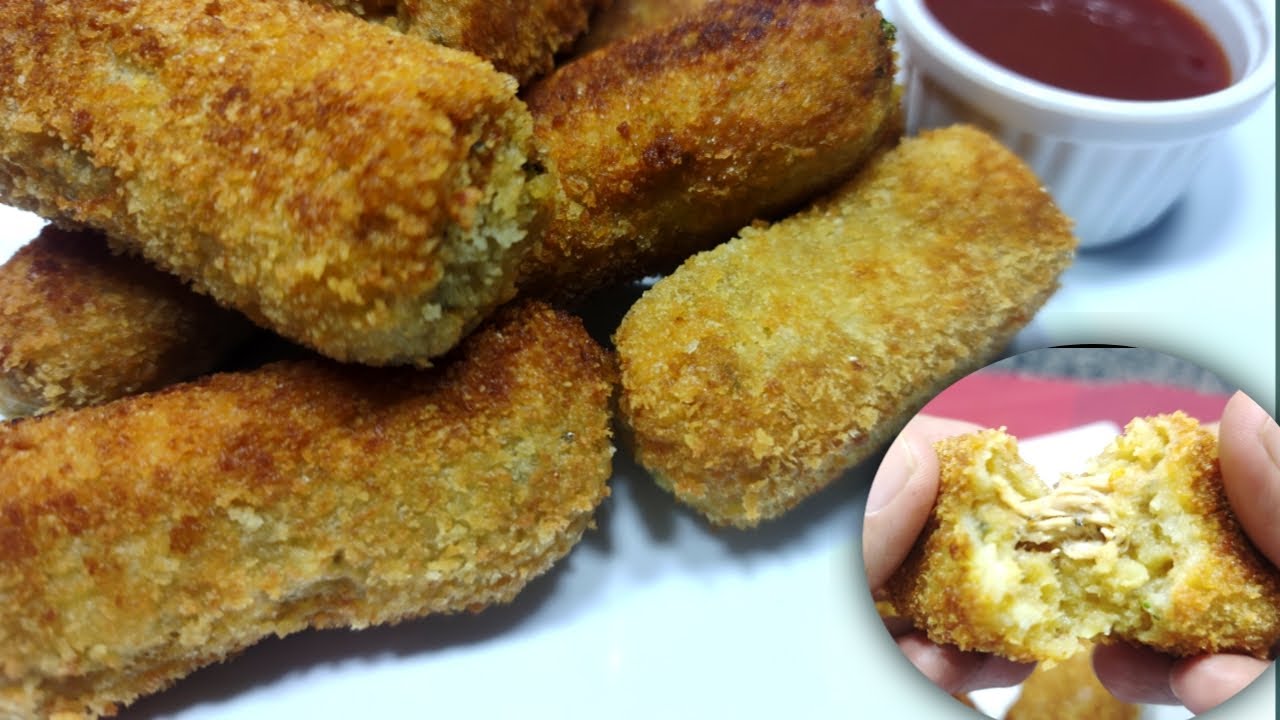 Chicken Potato Snacks Recipe | Chicken Aloo Cutlets | How to make ...