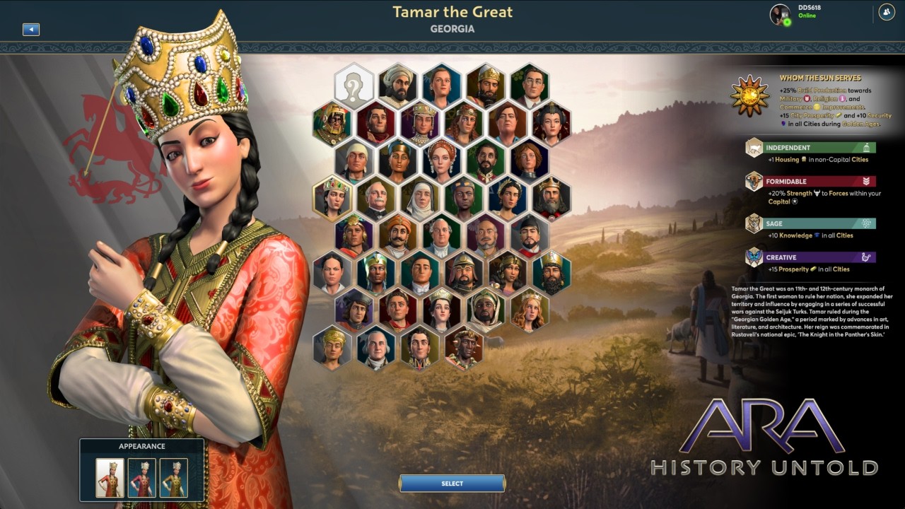 A look at all the leaders within Ara: History Untold - YouTube