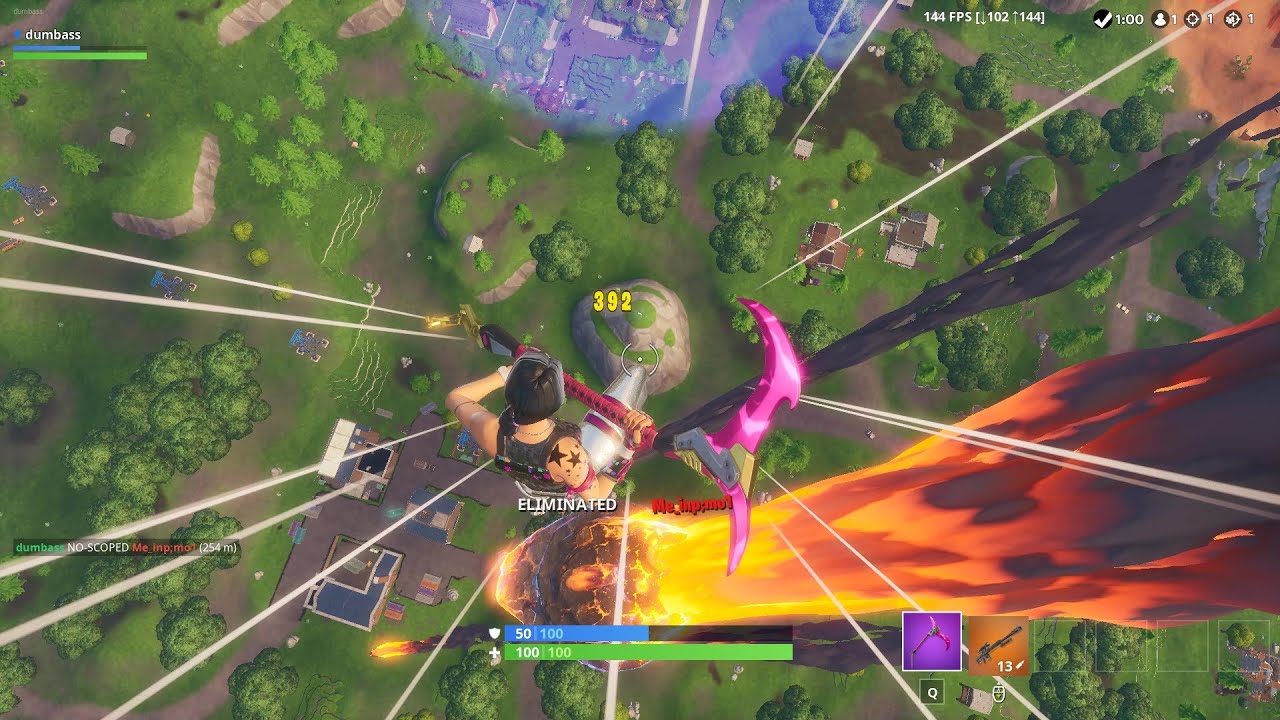 I went back to CHAPTER 1 FORTNITE EARLY and hit these INSANE TRICKSHOTS ...