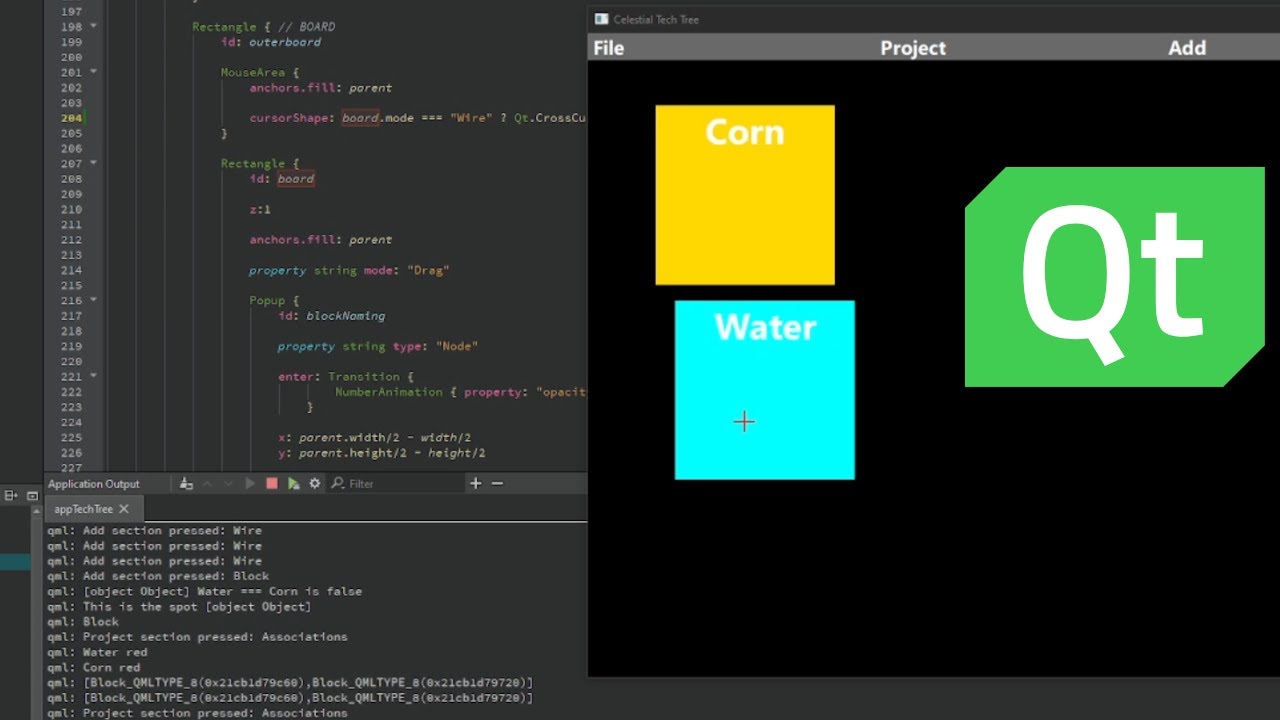 Different Cursors | Qt Creator | Tech Tree App E5 - YouTube