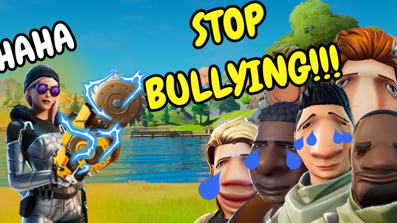 BULLYING SMALL KIDS IN FORTNITE **RAGES!** - YouTube