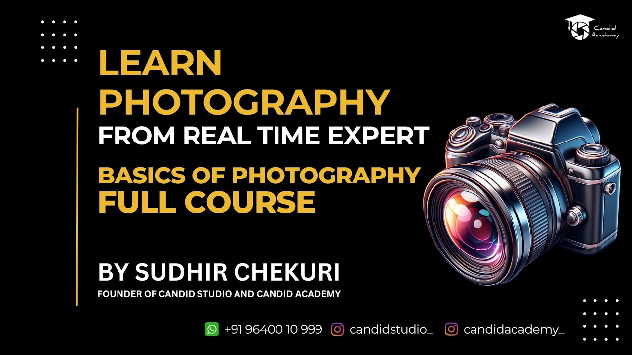 Unlock Photography Secrets with Sudhir Chekuri in Telugu - Candid ...