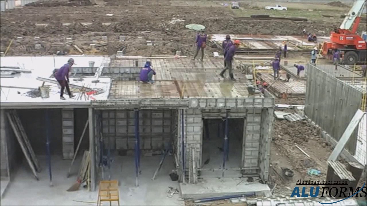 Aluforms Concrete CastingSlab Presentation - YouTube