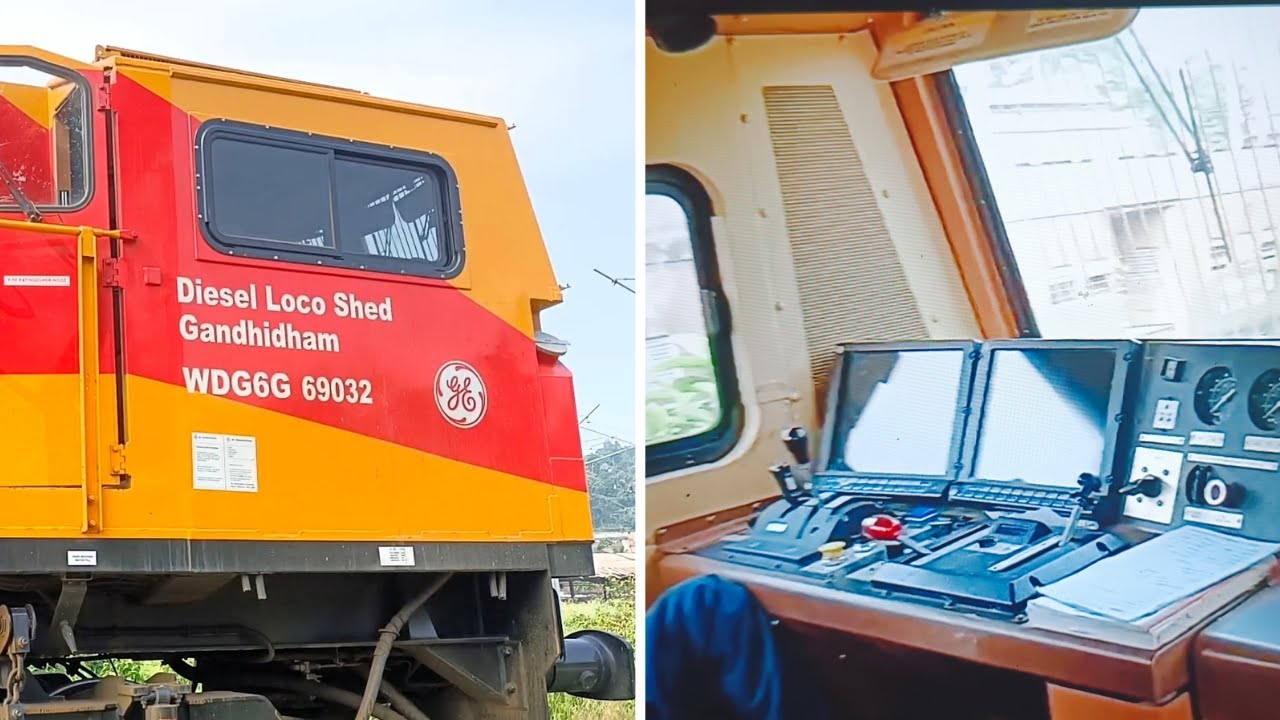 Loco Cab inside view WDG6G#STATION MASTER LIFE - YouTube