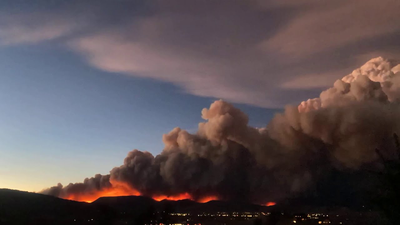 East Troublesome Fire from Granby 10/21/20 - YouTube