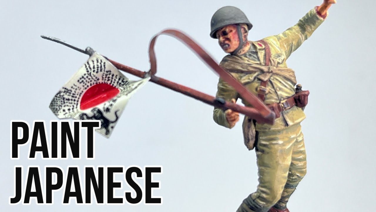 Paint Japanese Figure SOLDIER WW2 #masterbox #pacific #okinawa - YouTube