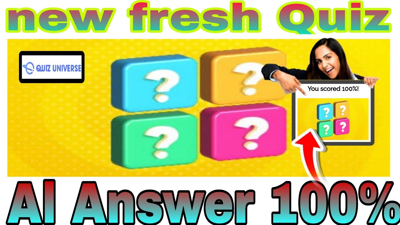 4 Questions, 1 Answer Quiz Answers 100% score | Quizunverse - YouTube