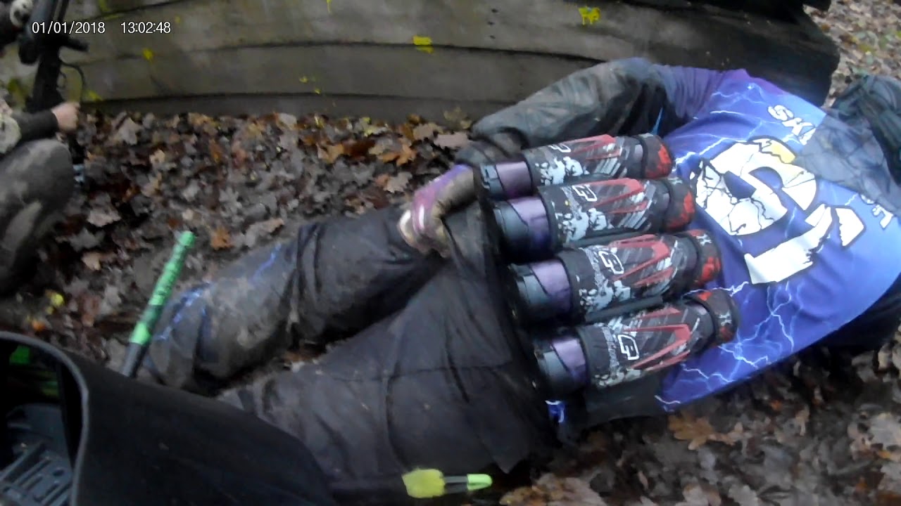 Battlezone Yarm Paintball Train Attack 21st December 2019 - YouTube