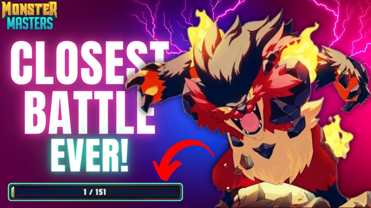 Closest Battle Ever Witnessed🥶 | Monster Masters Gameplay - YouTube