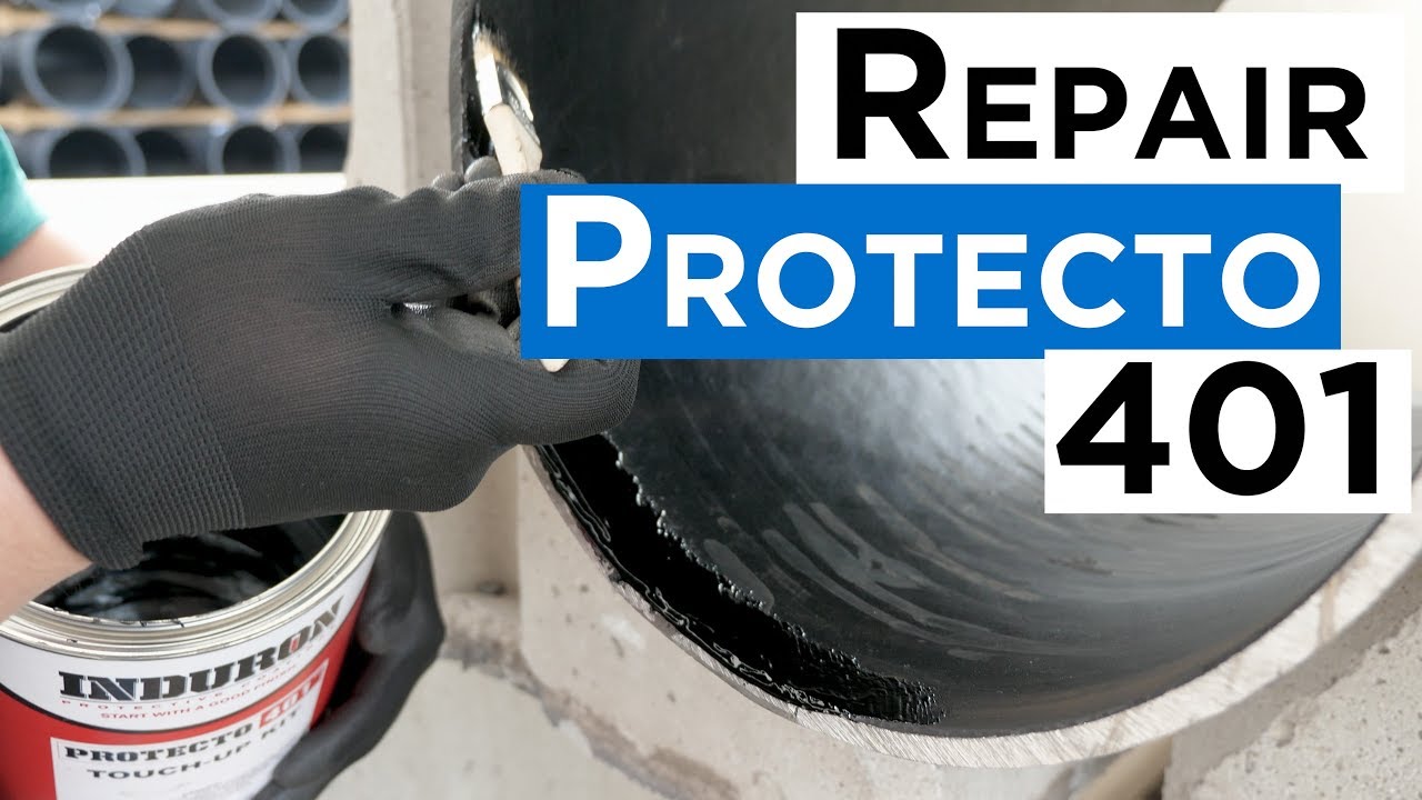 How to Repair Protecto 401 Lining on Ductile Iron Pipe - YouTube
